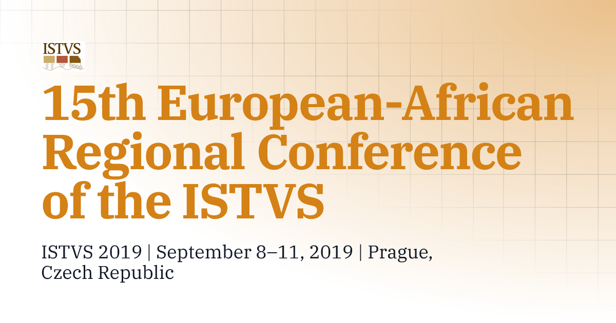 15th European-African Regional Conference of the ISTVS | ISTVS 2019 Prague